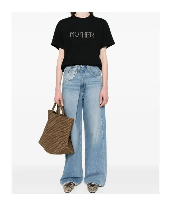 AGOLDE Pleated Detail Denim Trousers