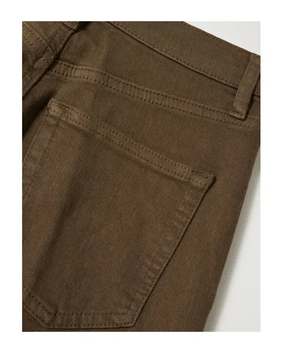 FRAME Belted Cropped Trousers