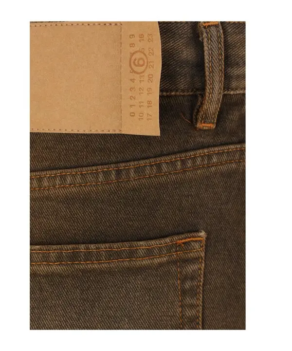 MAISON MARGIELA Straight-leg Ripped Denim Jeans