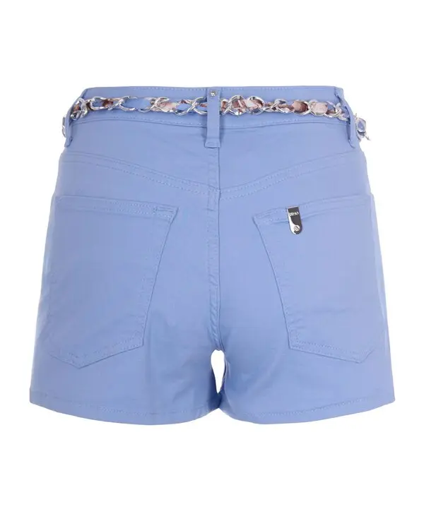 Liu Jo Floral Tie Belted Shorts