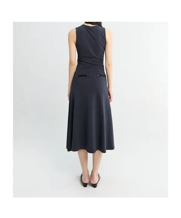 Paloma Wool Sleeveless Midi Dress With Bow Detail