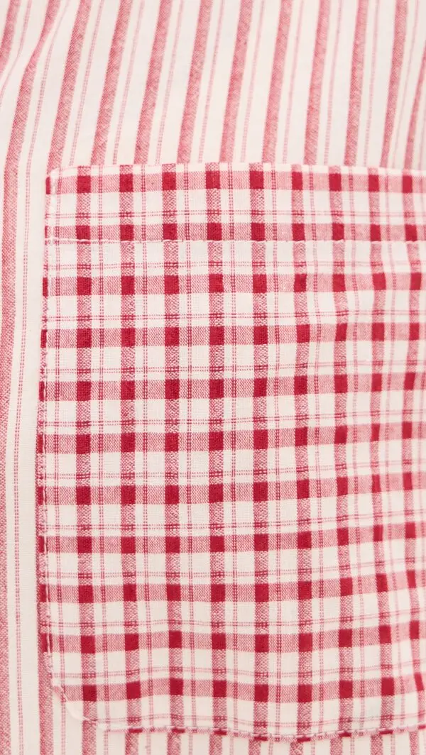 BAILEY ROSE Patchwork Button-down Shirt
