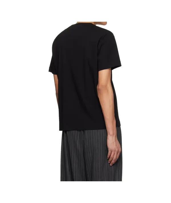 WOOYOUNGMI Front Logo Slim Fit T-shirt