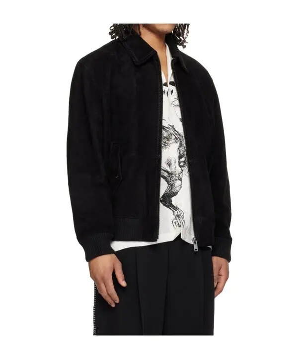 Hugo Boss Suede Bomber Jacket