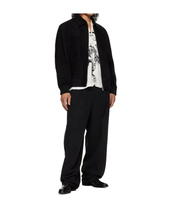 Hugo Boss Suede Bomber Jacket