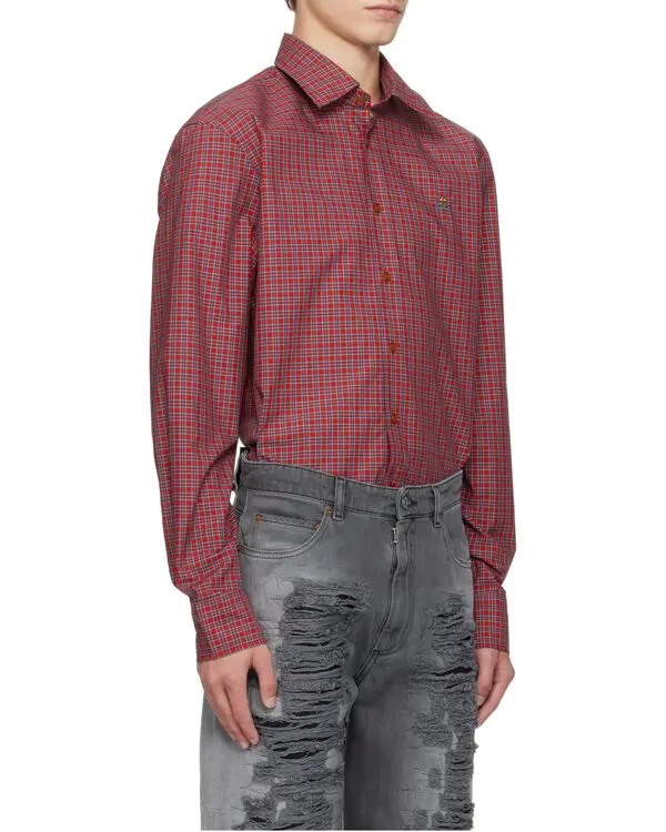 VIVIENNE WESTWOOD Ghost Long-sleeved Shirt - Red