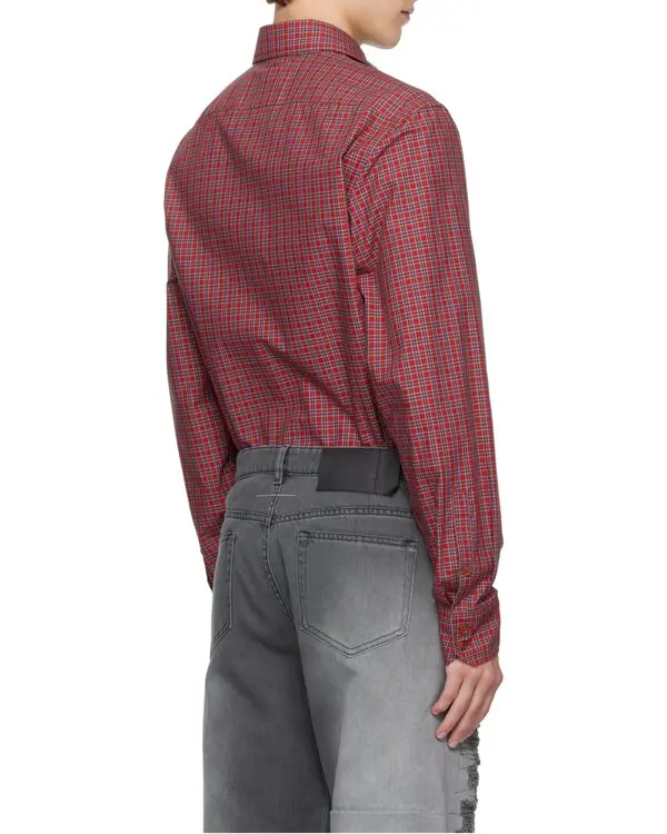 VIVIENNE WESTWOOD Ghost Long-sleeved Shirt - Red