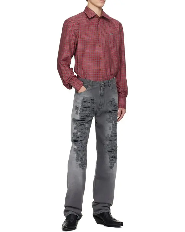 VIVIENNE WESTWOOD Ghost Long-sleeved Shirt - Red