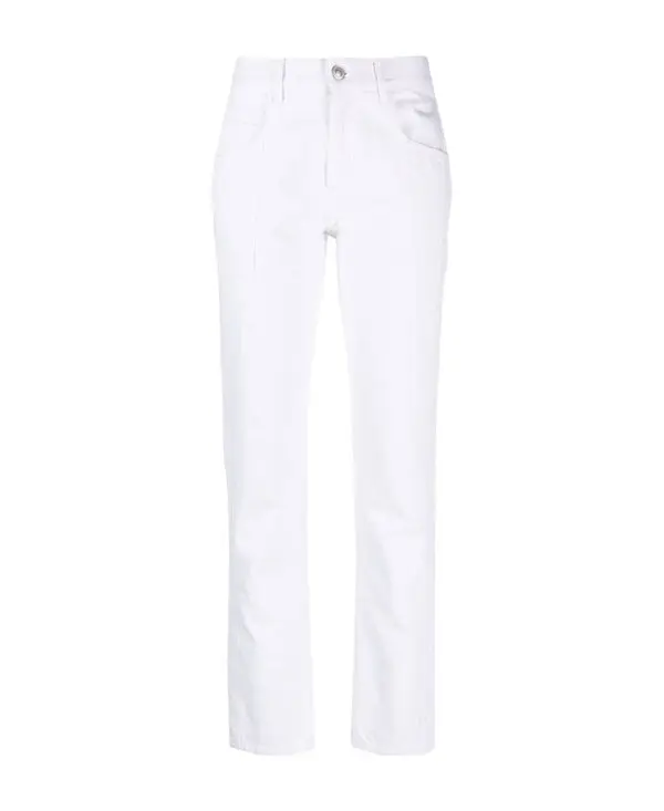 Isabel Marant Étoile Logo Patch Straight-leg Jeans