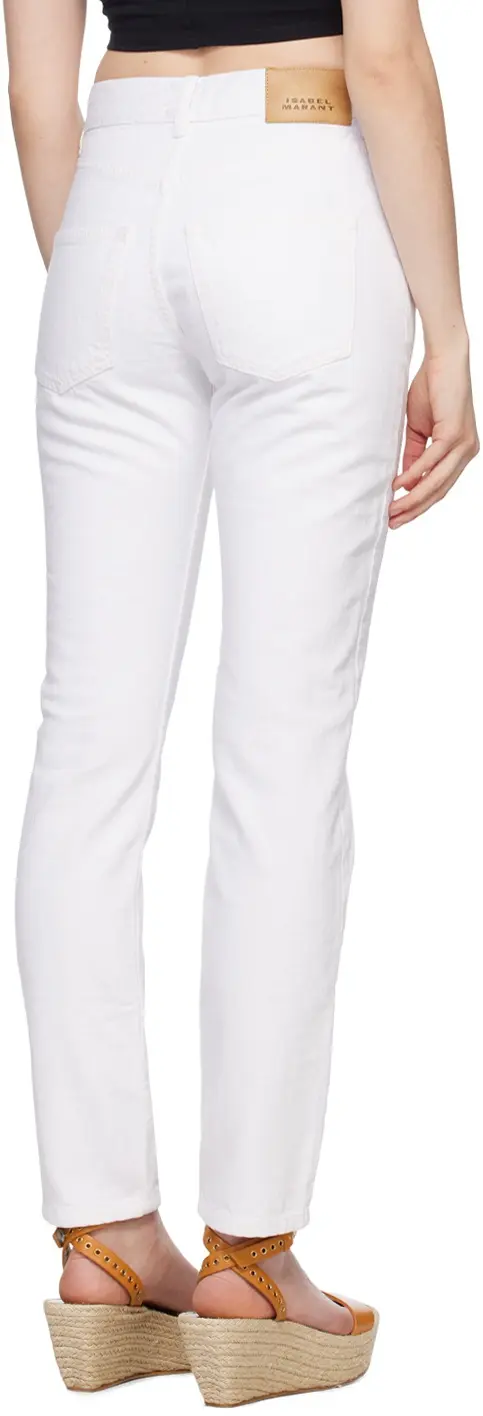 Isabel Marant Étoile Logo Patch Straight-leg Jeans