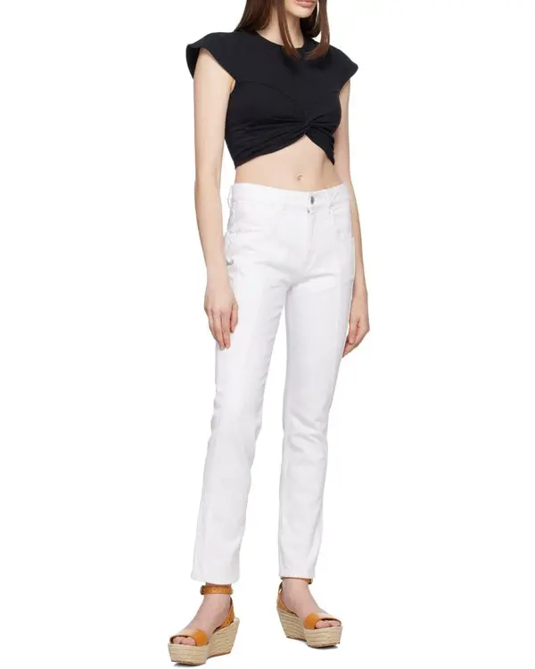 Isabel Marant Étoile Logo Patch Straight-leg Jeans