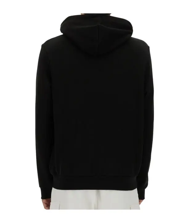 Lacoste Logo Patch Zip Hoodie - Black