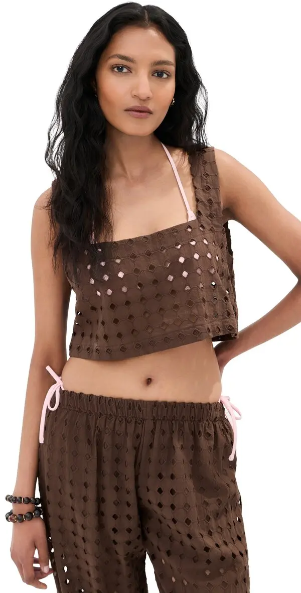 LE BOP Desiree Tank - Shaved Chocolate