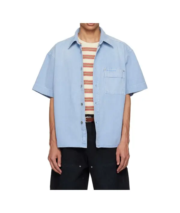 WOOYOUNGMI Faded Denim Shirt