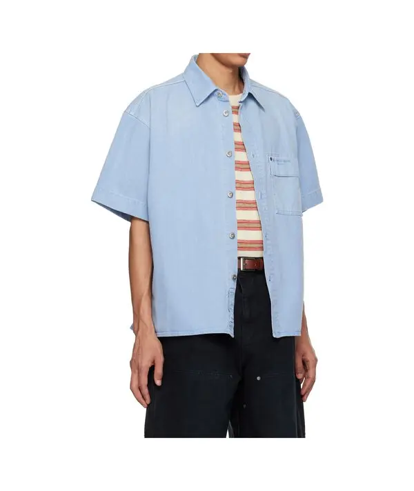 WOOYOUNGMI Faded Denim Shirt