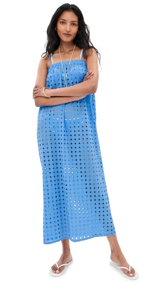 LE BOP Camille Maxi Dress - Marina Blue