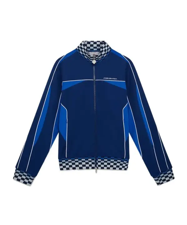 Casablanca Cyber Tricot Track Jacket - Navy