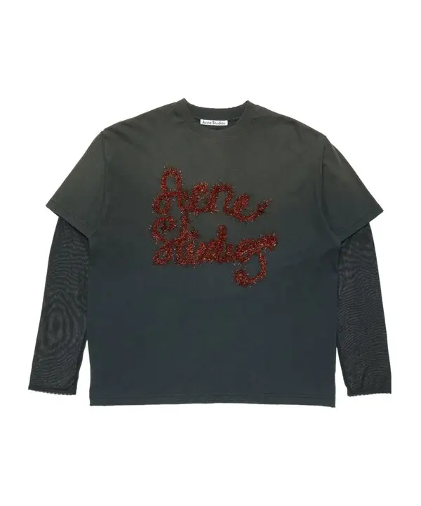 Acne Studios Layered Logo T-shirt