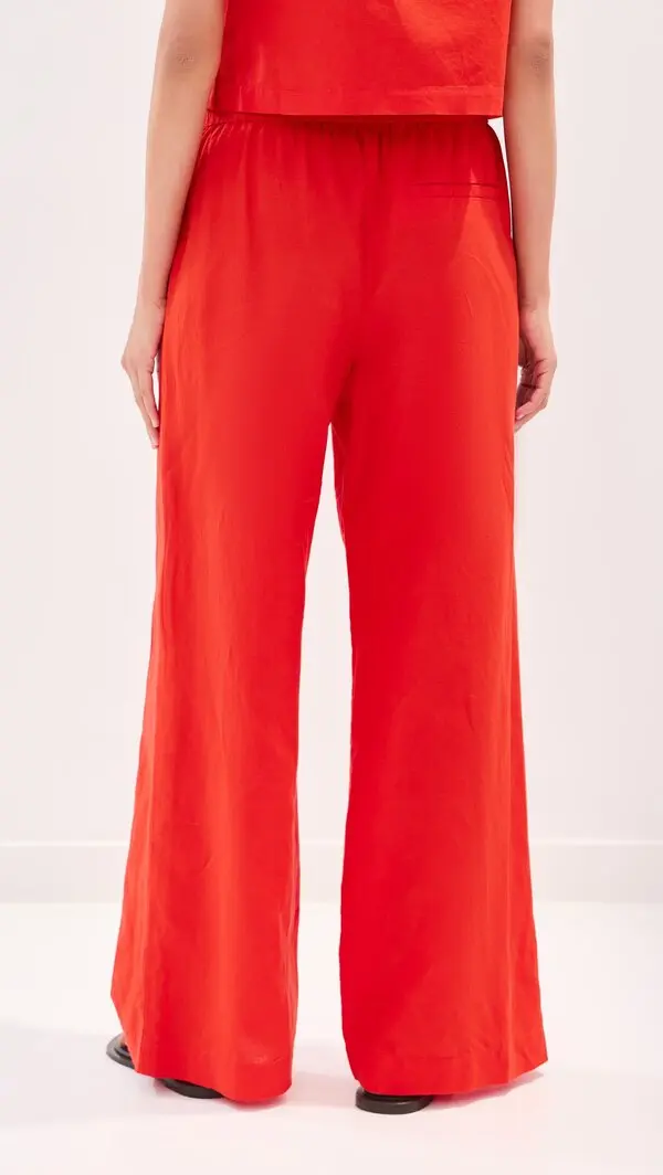 LE BOP Margot Linen Pants - Clam Bake