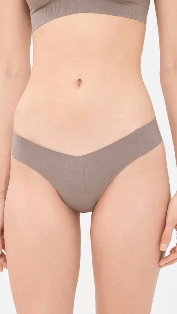 Commando Cotton Rib Thong