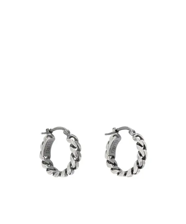 MAISON MARGIELA Chain-link Hoop Earrings