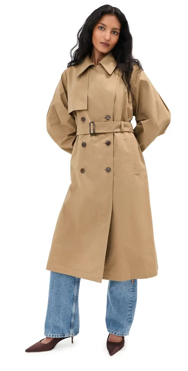 LE BOP Toby Trench Coat - Hazelnut