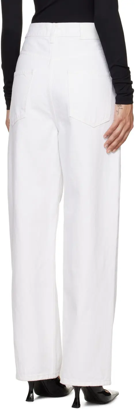 Wardrobe.NYC Low-rise Straight-leg Jeans