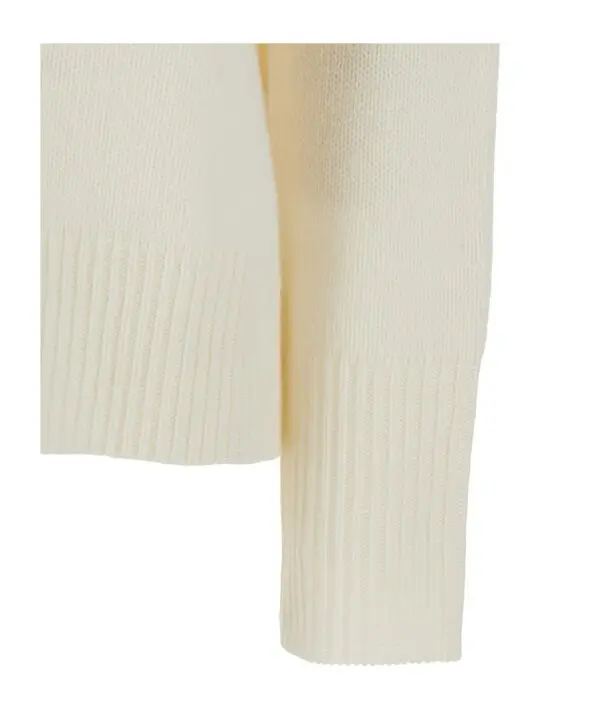 LISA YANG Mila Crewneck Knitwear - Cream White