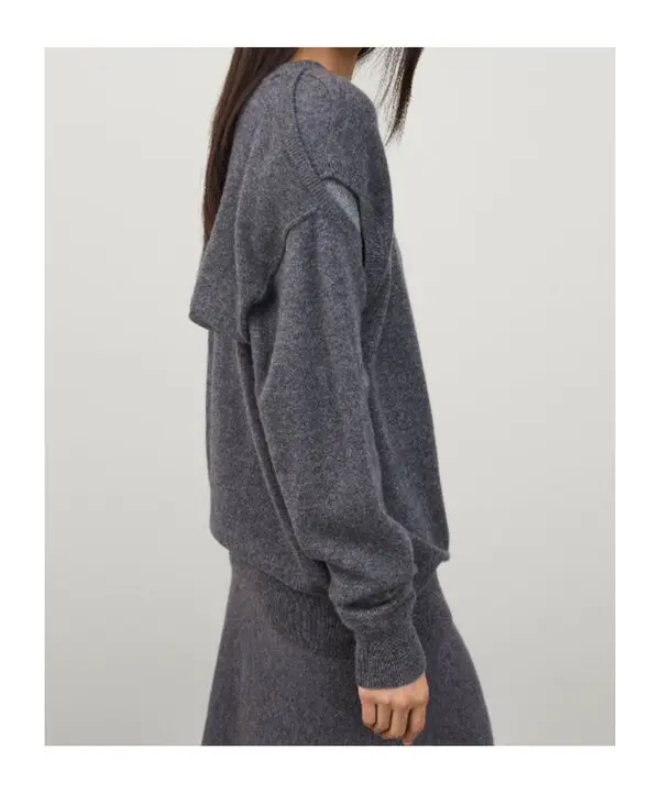 LISA YANG Othelia Cut-out Knitwear - Graphite Color