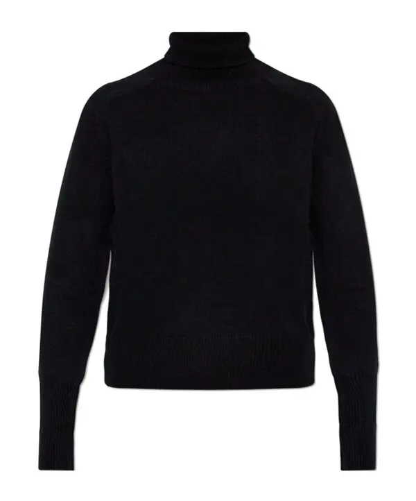 Victoria Beckham Long Sleeve Ribbed Polo Neck Jumper