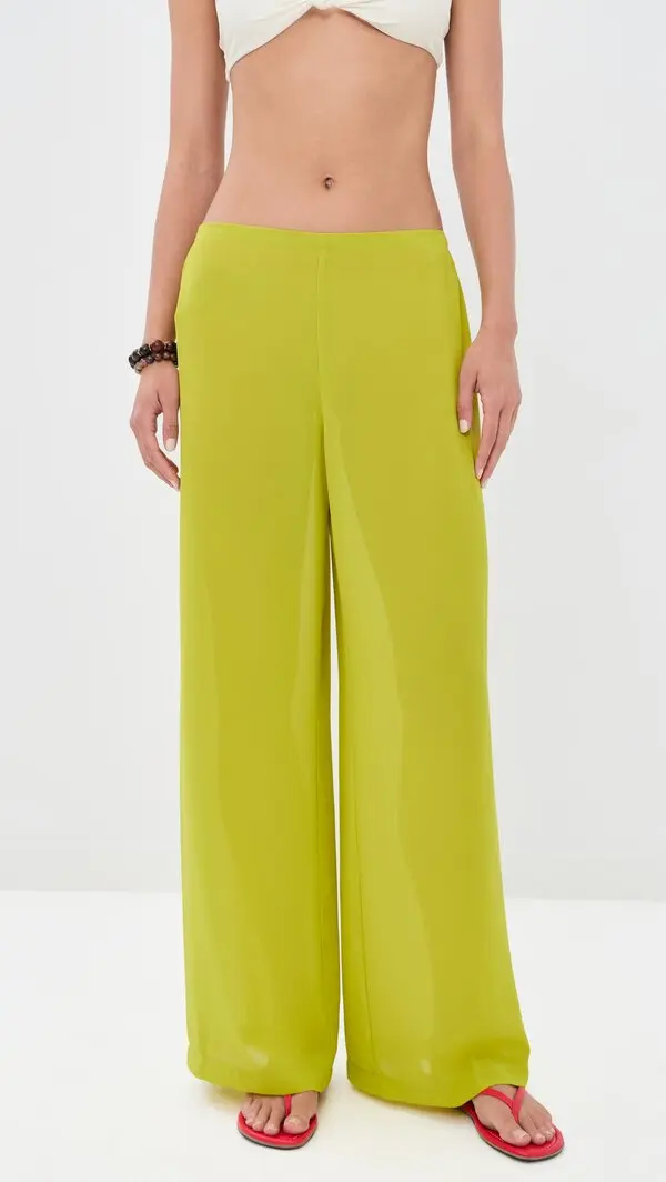 Staud Stroll Pants - Citron
