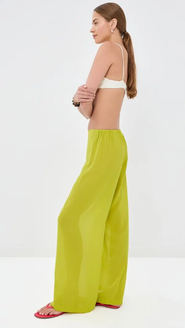 Staud Stroll Pants - Citron