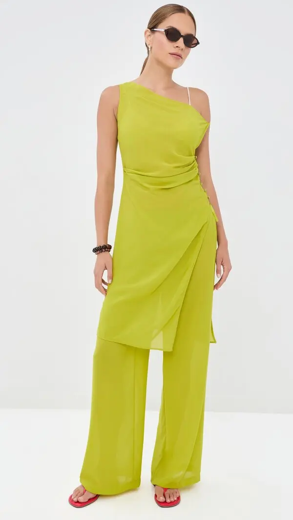 Staud Stroll Pants - Citron