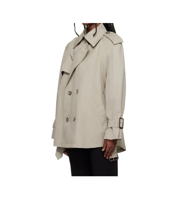 Wardrobe.NYC Double-breasted Belted Trench Coat