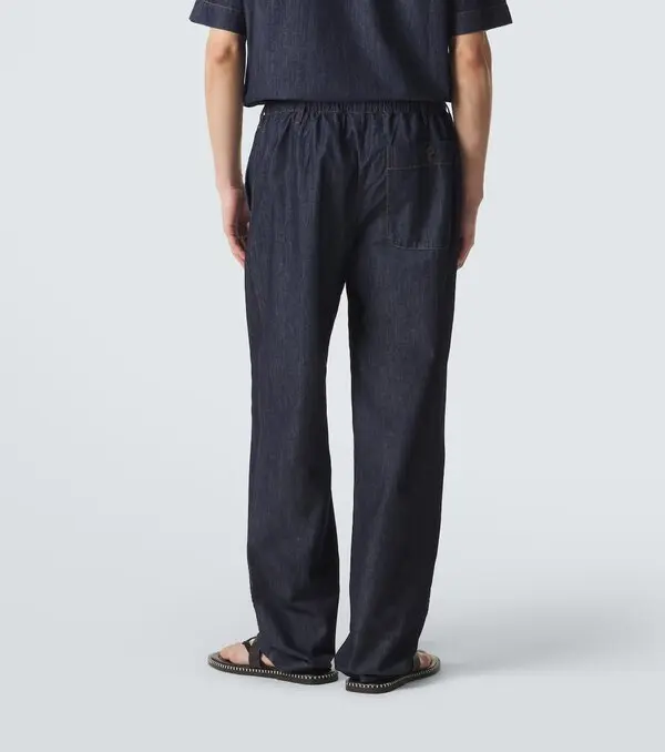 Dries Van Noten Straight Leg Denim Jeans