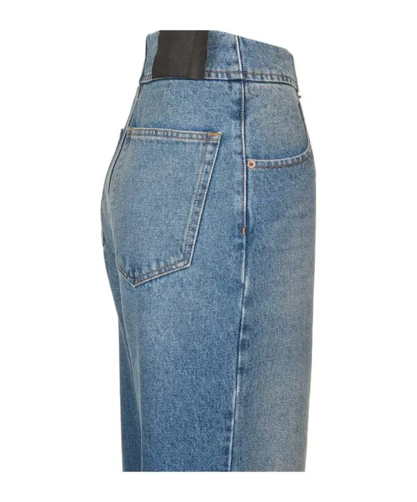 MAISON MARGIELA High Waisted Straight Leg Jeans