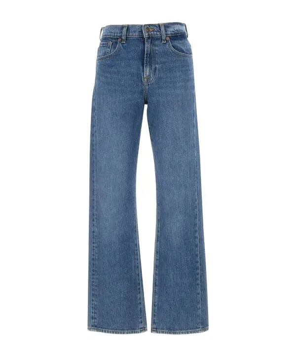 7 For All Mankind Straight Leg Jeans - Blue