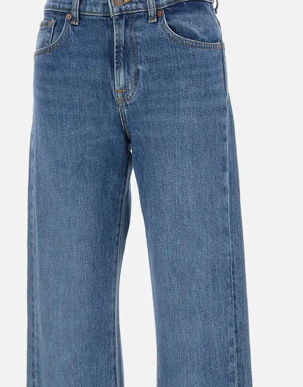7 For All Mankind Straight Leg Jeans - Blue