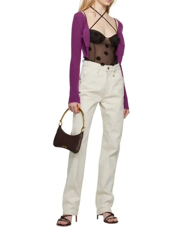Jacquemus Sheer Fringe Bodysuit