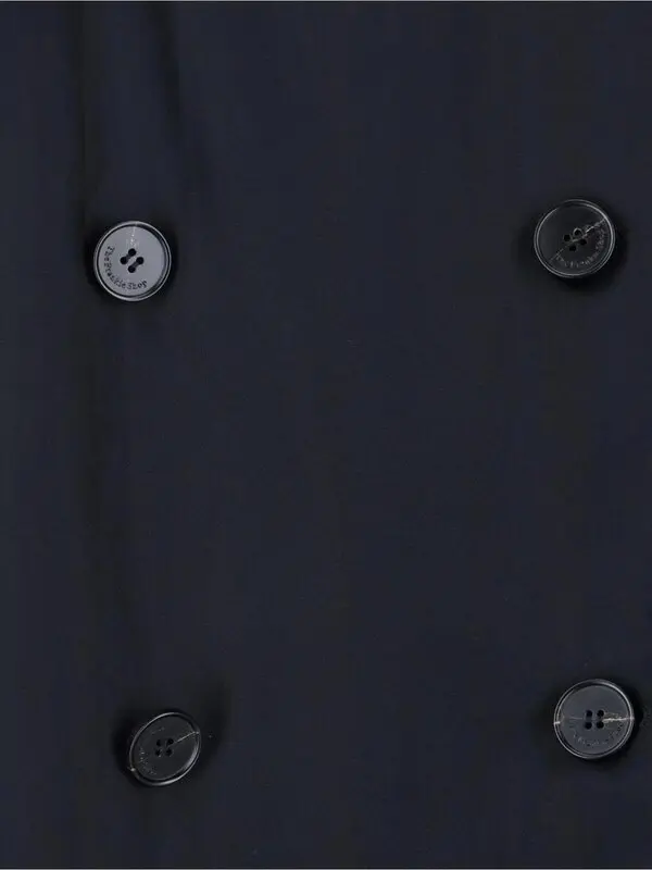 THE FRANKIE SHOP Double-breasted Trench Coat - Dark Gray