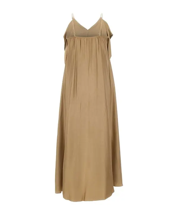 KAOS V-neck Ruffled Maxi Dress