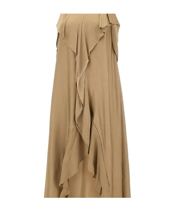 KAOS V-neck Ruffled Maxi Dress