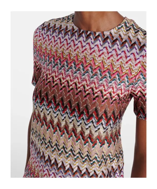 Missoni Zig Zag Lamé Mini Dress