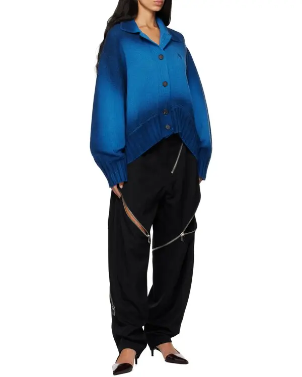 Attico Panelled Zip-detail Trousers