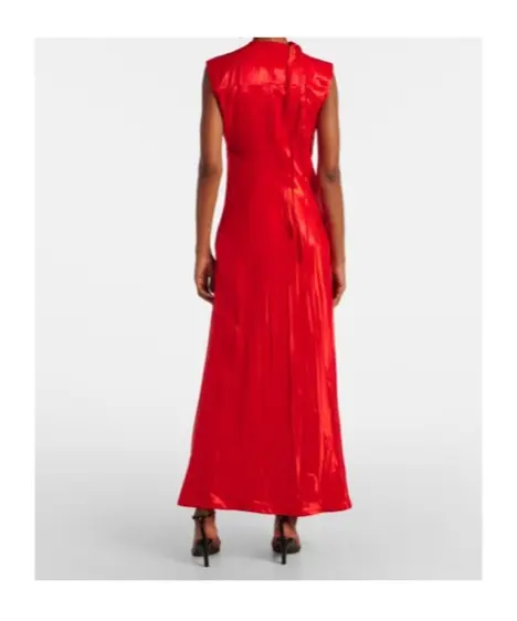 JIL SANDER Satin Midi Dress