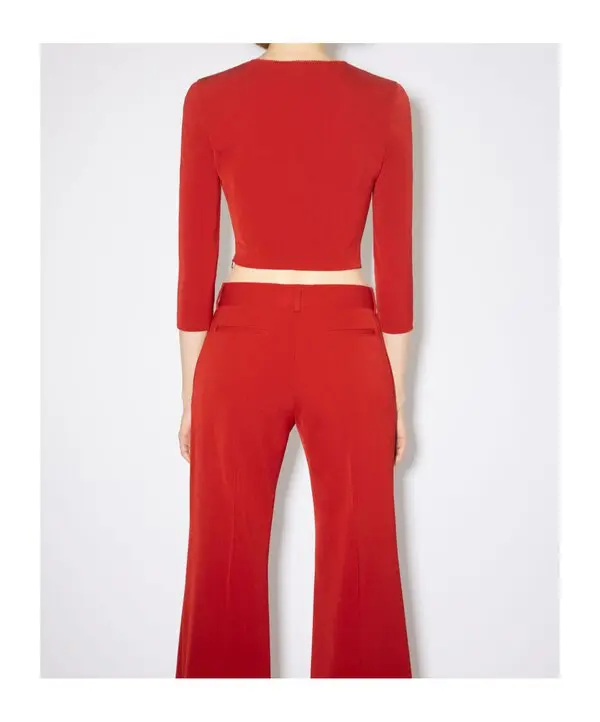 Acne Studios Square Neck Hook And Button Blouse