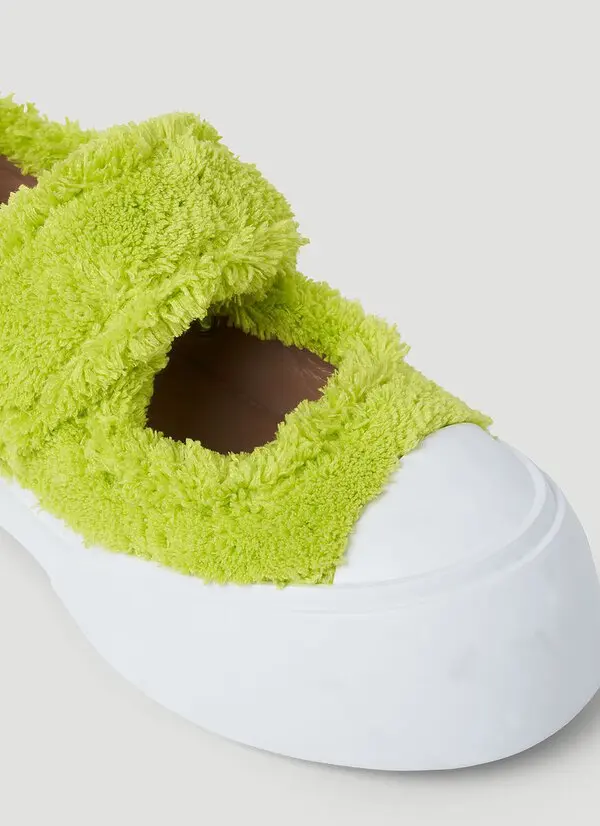 Marni Pablo Furry Mary Janes Flat
