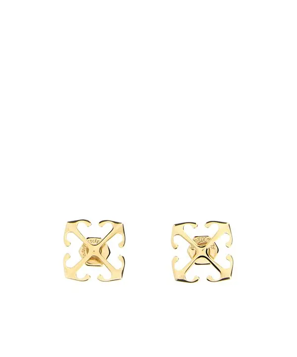 Off-White Mini Arrow Earrings - Gold