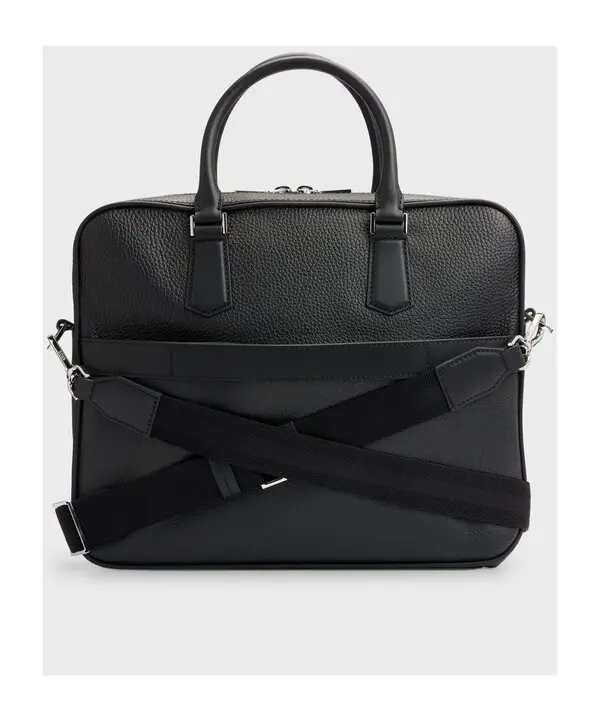 Hugo Boss Leather Laptop Bag