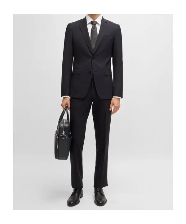 Hugo Boss Leather Laptop Bag